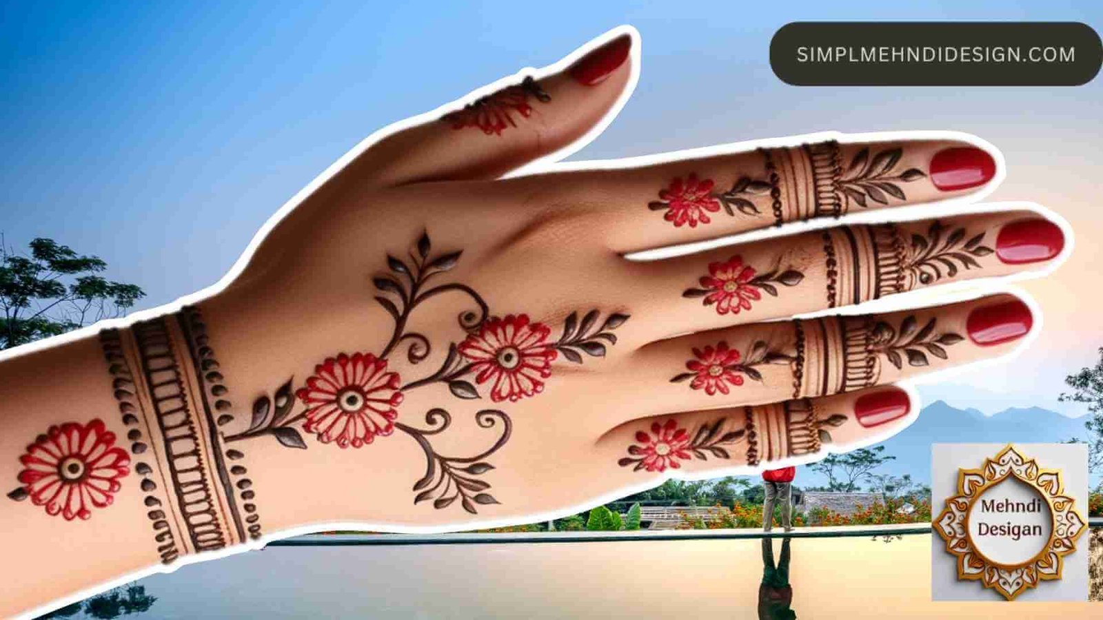 Henna back hand mehndi design | 10 simple mehendi Design 2025