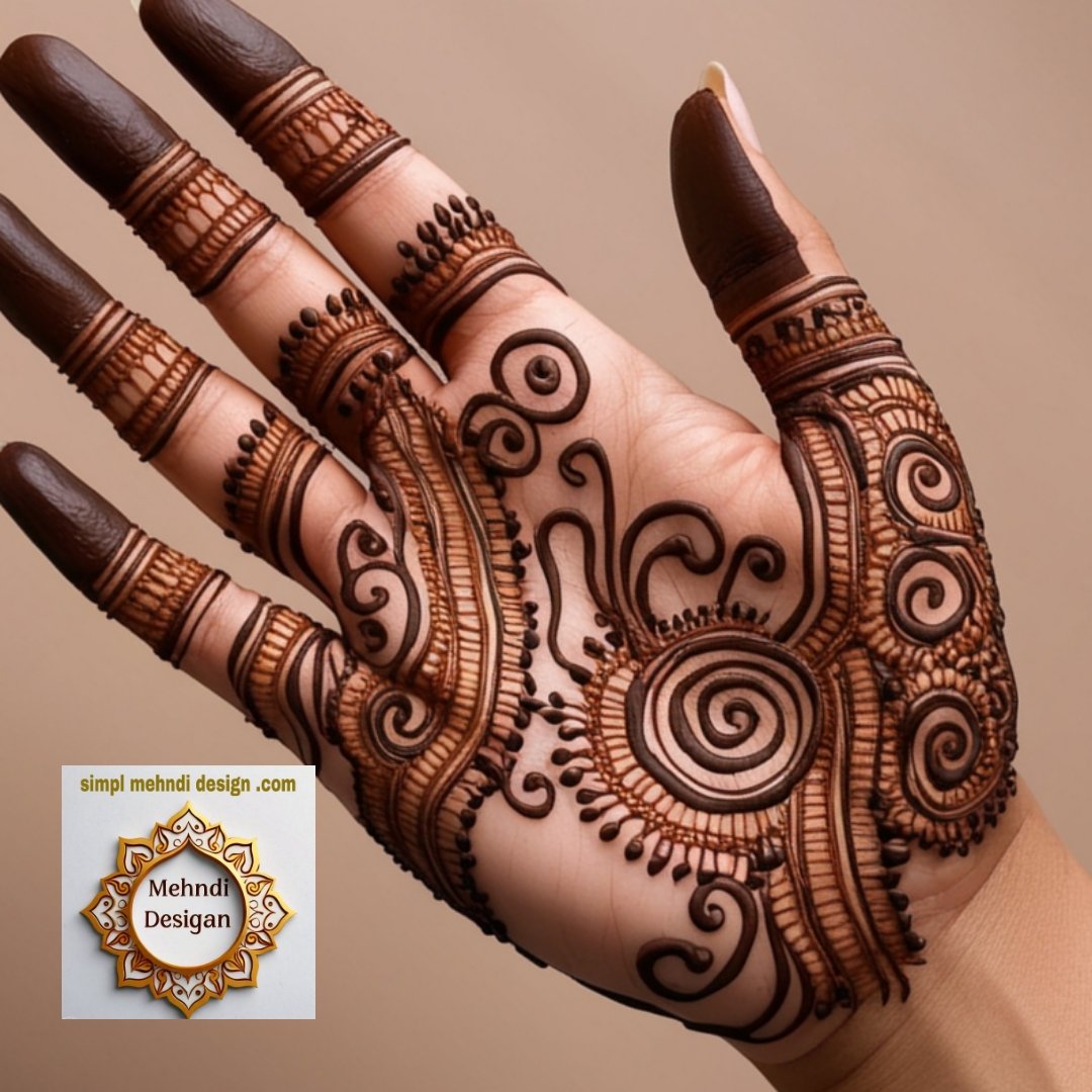 Modern Royal Front Hand Mehndi Design ( New look ) 2026