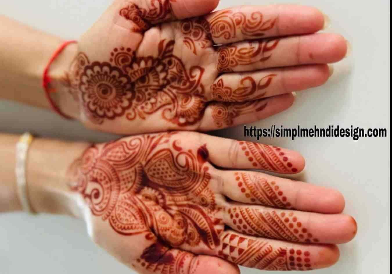 Mehandi Ki Design Simple and Stylish 2025