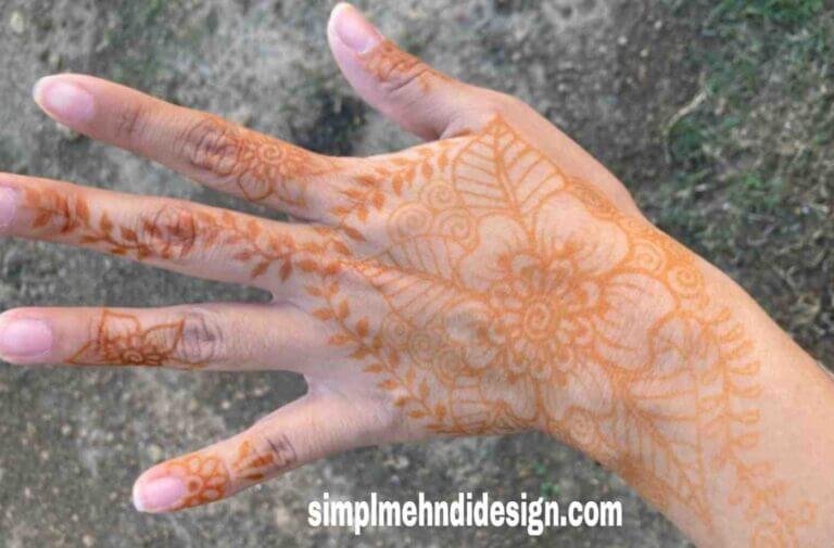 Mehandi Ki Design Simple and Stylish 2025