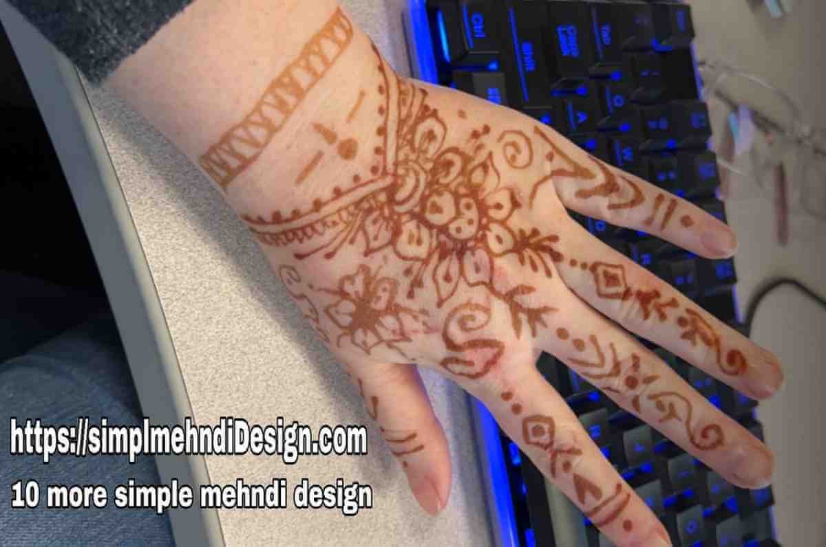 10 Henna Flower Designs for Hands - Famous mehndi 2025